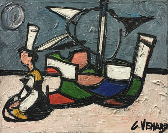 Claude Venard - Galerie Cortade'Art - Peintre postcubique