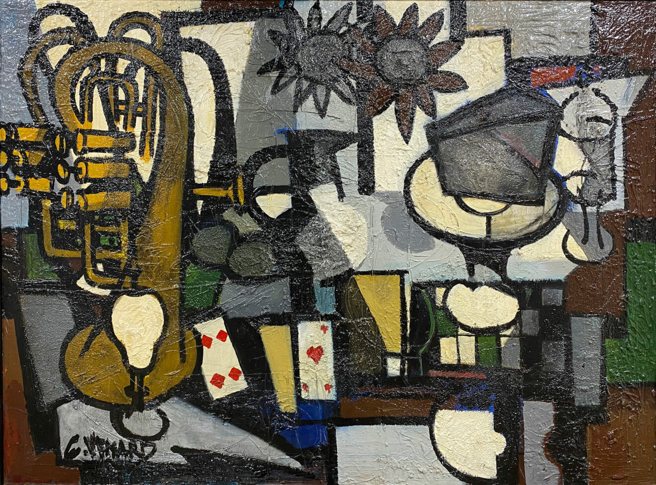 Claude Venard - Galerie Cortade'Art - Peintre postcubique